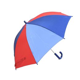 Dr. Neuser Stockregenschirm Kinder Regenschirm blau rot mit Automatik