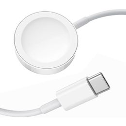 Widmann-Shop Ladestation für Apple Watch Ladekabel Ladegerät Magnetisch auf USB‑C Ladestation (Ladegerät für Apple Watch)