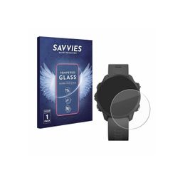 Savvies Panzerglas für Garmin Forerunner 245 Music