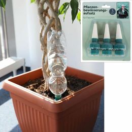 Pflanzenbewässerungsaufsatz 3er-Set Blumentopf Wasserspender Bewässerungssystem - BURI