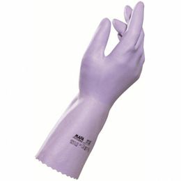 Mapa - 307 Jersette (ex: jersetlite) Gr.8 Handschuh Naturlatex, blass lila