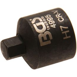 BGS-technic Bremssattel-Einsatz Innensechskant extra kurz 7 mm