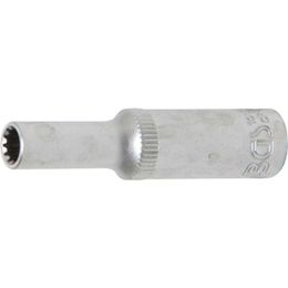 BGS-technic Steckschlüssel-Einsatz Gear Lock, tief Antrieb Innenvierkant 6,3 mm (1/4) sw 5 mm