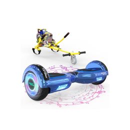 HITWAY Balance Scooter 6.5 Zoll Hoverboards Hoverkart Mit Sitz und Bluetooth und LED-Blitz