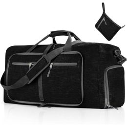 Runxizhou Reisetasche Leichte Faltbare Reisetasche Groß 65L Sporttasche mit Schuhfach (1-tlg)