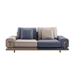 JVmoebel 3-Sitzer Wohnzimmer Sofa 3 Sitzer Polstersofa Textil Sitz Design Couch Modern