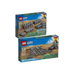 Lego® Spielbausteine 60205 60238 City 2er Set Schienen + Weichen