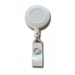 Kranholdt Schlüsselanhänger Jojo / Ausweishalter / Ausweisclip runde Form (100-tlg)