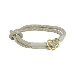 Trixie Hunde-Halsband Soft Rope Zug-Stopp-Halsband grau/hellgrau
