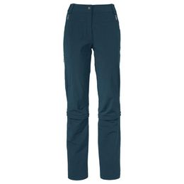 Vaude Funktionshose Women's Farley Stretch Capri T-Zip Pants III (1-tlg) Grüner Knopf