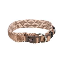 Trixie Hunde-Halsband Premium Halsband mit Neopren-Polsterung Boho-Rauten/karamell