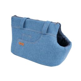 amiplay Hunde-Transportbox Denim