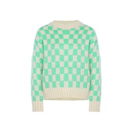 Sookie Pullover Damen Gr&ouml;&szlig;e M/L mint / wei&szlig;