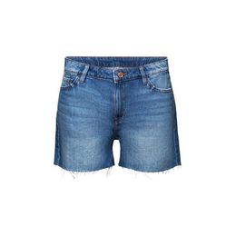 EDC by Esprit Jeansshorts Jeans-Shorts mit ungesäumten Kanten