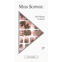 Miss Sophie Nägel Nagelfolien Classy Copper Pedicure Wrap