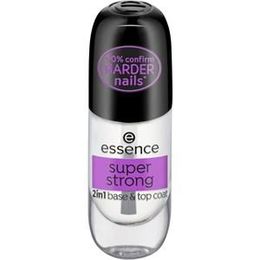 Essence Nägel Nagellack Super Strong 2in1 Base & Top Coat