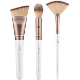 Luvia Cosmetics Pinsel Pinselset Prime Vegan Highlight & Contour Set Fan Brush + Glow Pro Brush + Contour Brush