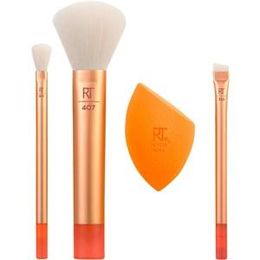 Real Techniques Makeup Brushes Brush Sets Midi Moment Tapered Shadow Brush RT 359 + Multitask Brush RT 407 + Miracle Complexion Sponge + Angled Liner Brush RT 356