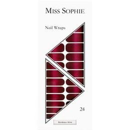 Miss Sophie Nägel Nagelfolien Bordeaux Wine Nail Wrap