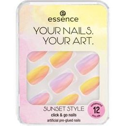 Essence Nägel Kunstnägel Click & Go Nails Sunset Style
