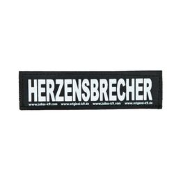 Julius K9 Julius-K9 Hunde-Powergeschirr 2 Klettsticker "Herzensbrecher"