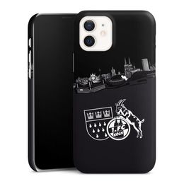 DeinDesign iPhone 12 Handy Premium Case Smartphone Handyh&uuml;lle Schutzh&uuml;lle matt 1. Fc K&ouml;ln Official Licensed Product Skyline Premium Case