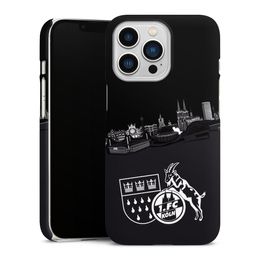 DeinDesign iPhone 13 Pro Handy Premium Case Smartphone Handyh&uuml;lle Schutzh&uuml;lle matt Skyline Official Licensed Product 1. Fc K&ouml;ln Premium Case