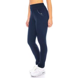 Kendindza Collection Thermohose Damen Winter gefüttert warm Innenfleece Winterhose elegant & stretch Gummibund