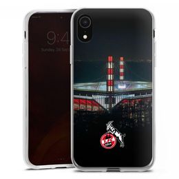 DeinDesign iPhone Xr Handy Silikon H&uuml;lle Case transparent Handyh&uuml;lle Stadium 1. Fc K&ouml;ln Official Licensed Product Silikon Case