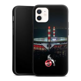 DeinDesign iPhone 12 mini Handy Premium Silikon H&uuml;lle Handyh&uuml;lle schwarz Case Stadium 1. Fc K&ouml;ln Official Licensed Product Silikon Premium Case