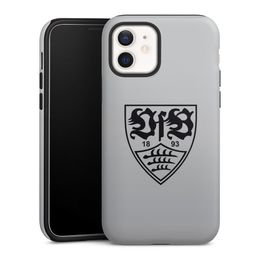 DeinDesign iPhone 12 mini Handy Panzer Handyh&uuml;lle robuste Outdoor H&uuml;lle Schutzh&uuml;lle matt Vfb Stuttgart Official Licensed Product Logo Tough Case