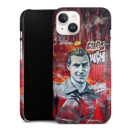 DeinDesign iPhone 14 Handy Premium Case Smartphone Handyh&uuml;lle Schutzh&uuml;lle matt 1. Fc Kaiserslautern 1. Fck Fritz Walter Premium Case