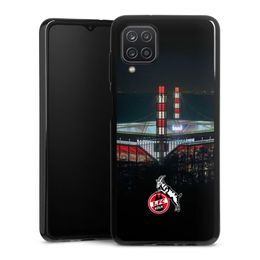 DeinDesign Galaxy A12 Handy Silikon H&uuml;lle Case schwarz Handyh&uuml;lle Official Licensed Product Stadium 1. Fc K&ouml;ln