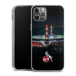 DeinDesign iPhone 12 Pro Max Handy Silikon H&uuml;lle Case transparent Handyh&uuml;lle Stadium 1. Fc K&ouml;ln Official Licensed Product Silikon Case