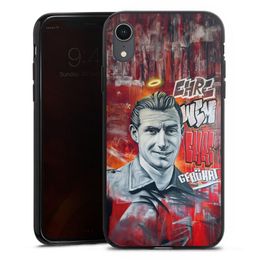 DeinDesign iPhone Xr Handy Silikon H&uuml;lle Case schwarz Handyh&uuml;lle 1. Fc Kaiserslautern 1. Fck Fritz Walter