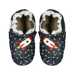 Rose et Chocolat - Krabbelschuhe CLASSICZ ROCKET STAR in navy, Gr.18/19