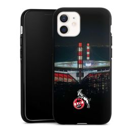 DeinDesign iPhone 12 Handy Silikon H&uuml;lle Case schwarz Handyh&uuml;lle 1. Fc K&ouml;ln Official Licensed Product Stadium