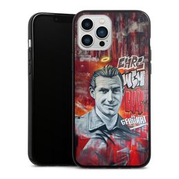 DeinDesign iPhone 13 Pro Max Handy Silikon H&uuml;lle Case schwarz Handyh&uuml;lle 1. Fc Kaiserslautern 1. Fck Fritz Walter