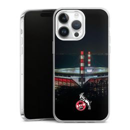 DeinDesign iPhone 14 Pro Max Handy Silikon H&uuml;lle Case transparent Handyh&uuml;lle Stadium 1. Fc K&ouml;ln Official Licensed Product Silikon Case