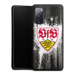 DeinDesign Galaxy S20 FE Handy Premium Silikon H&uuml;lle Handyh&uuml;lle schwarz Case Vfb Stuttgart Bundesliga Official Licensed Product Silikon Premium Case