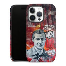 DeinDesign iPhone 14 Pro Handy Panzer Handyh&uuml;lle robuste Outdoor H&uuml;lle Schutzh&uuml;lle matt 1. Fc Kaiserslautern 1. Fck Fritz Walter Tough Case