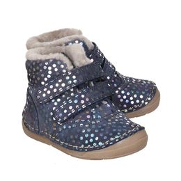 froddo® - Klett-Booties PAIX WINTER - DOTS in blue, Gr.29