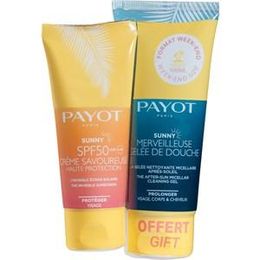 Payot Sonnenpflege Sunny Limited Edition 2023Geschenkset Crème Savoureuse SPF 50 50 ml + Merveilleuse Gelée De Douche 100 ml