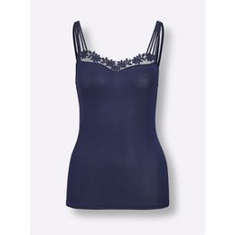 Comazo Damen Tr&auml;gerhemd aus Modal-Stretch, marine, Gr&ouml;&szlig;e 40