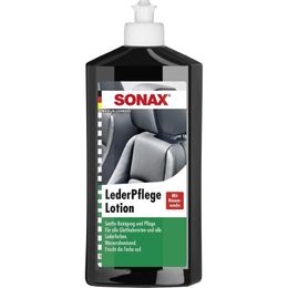 Sonax - Leder Pflege Lotion 500ml Glatt u. Kunstleder Motorrad Kombis, Taschen