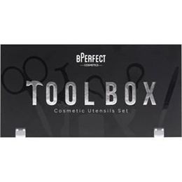 BPerfect Make-up Zubehör Tool Box Set 1x Wimpernzange + 1x Wimpernapplikator Pinzette + 1x Schere + 1x Pinzette + 1x Dual Sharpener