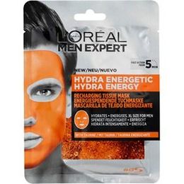 L'Oréal L’Oréal Paris Men Expert Pflege Gesichtspflege Hydra Energetic energiespendene Tuchmaske