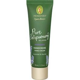 Primavera Naturkosmetik Organic Skincare Pure EntspannungHandcreme