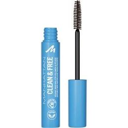 Manhattan Make-up Augen Clean & Free Vegane Mascara Black