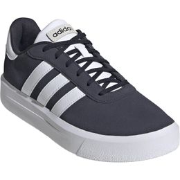 Adidas Sneaker "Court Platform", Leder, Schnürung, für Damen, blau, 38